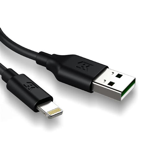 1m Efm Mfi Approved Lightning Cable For Iphone Ipad Black
