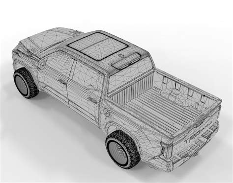 Toyota Tundra 2023 3d Model Cgtrader
