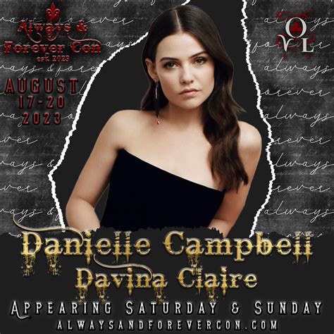 Danielle Campbell Copy Always And Forever Con