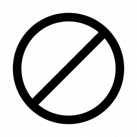 circle slash split icon download on iconfinder