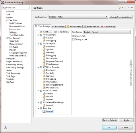 Avr Gcc 4 5 1 And Avr Libc 1 7 0 For Windows Andys Workshop