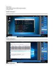 CMIT Module Lab Docx Hilary Dozier ILabs Module Denial Of Services Screenshots