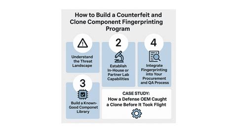 How To Build A Counterfeit And Clone Component Fingerprinting Program