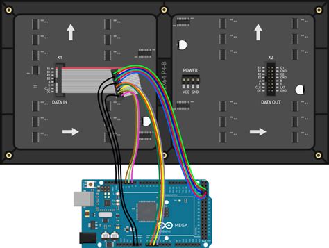 Светодиодная панель с Arduino Амперка Вики