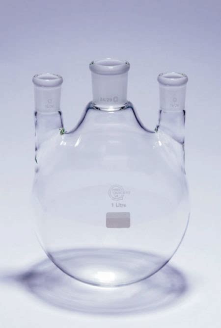 Round Bottom Three Neck Flask Nom Capacity 1000ml FR1L 3S 22P Australian Scientific