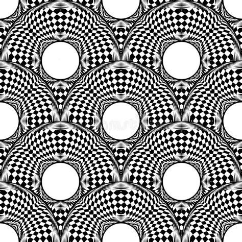 Design Seamless Monochrome Circle Pattern Stock Vector Illustration Of Ornament Diamond 79614909