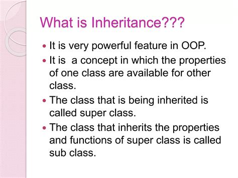 Inheritance In C Ppt