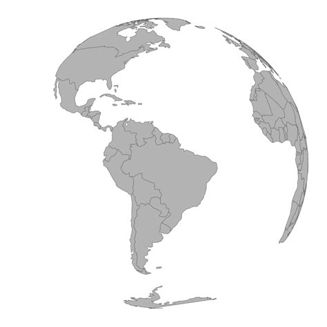 Ggplot How To Draw A Round Map Projection In R With A Rectangle Around Specific Area Stack