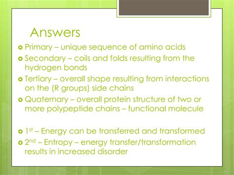 Day 5 Macromolecules And Enzymes Pptx