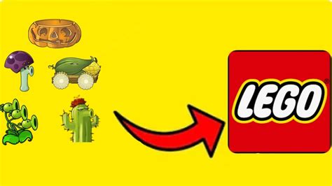 растения против зомби лего самоделки lego plants vs Zombies - YouTube