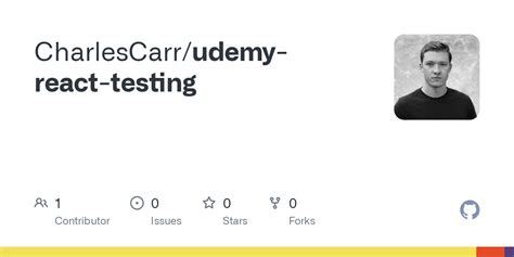 Github Charlescarrudemy React Testing