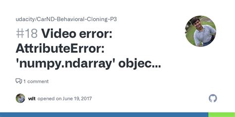 video error attributeerror numpy ndarray object has no attribute save · issue 18