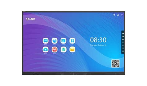 Smart Gx Zero Series V3 75 4k Ultra Hd Interactive Display Black