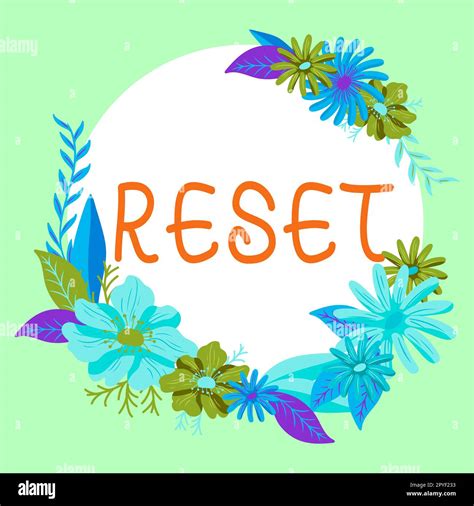 Conceptual Display Reset Word For Cause Device Return To Its Factory Mode Set Again Zero Start