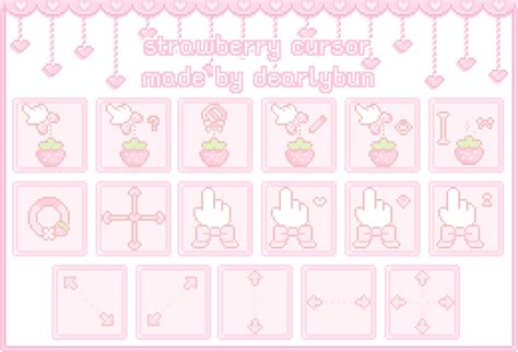 Strawberry Cursor ♡ ꒰ Free To Use ꒱ Rinnyu On Tumblr