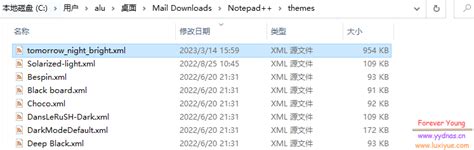 打造美观的notepad主题风格（附多种主题下载） Forever Young