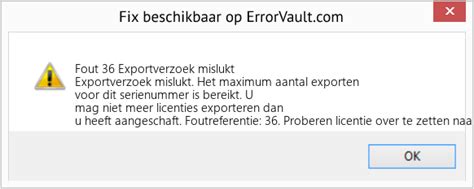 hoe maak je fout 36 exportverzoek mislukt exportverzoek mislukt