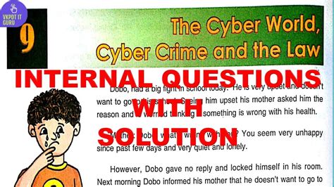 Dav Class 8 Computer Chapter 8 The Cyber World Cyber Crime And