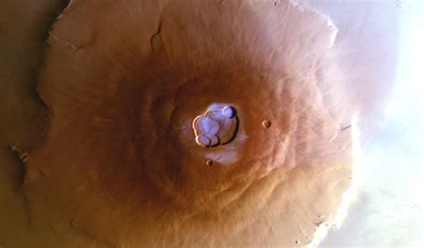 Surprising Discovery Of Frost On Martian Volcanoes Near Equator