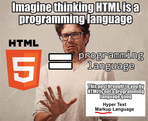 Html Programming Language Rprogrammerhumor