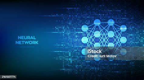 Neural Network Icon Made With Binary Code Ai Artificial Intelligence Machine Learning Deep