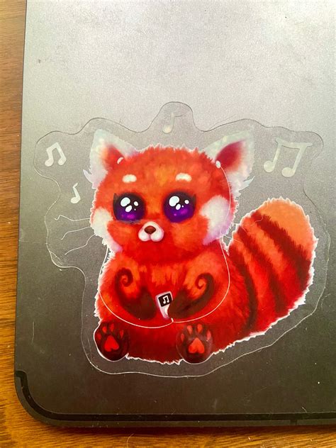 Turning Red Panda Sticker Etsy