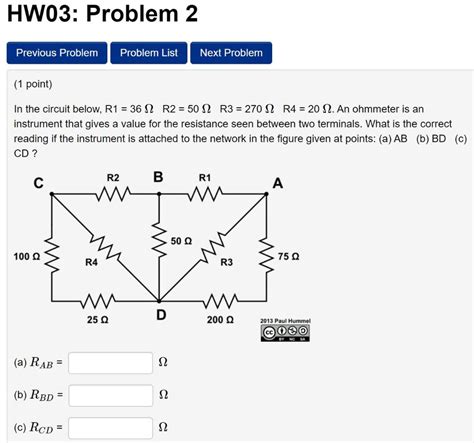 Solved Hw03 Problem 2 Previous Problem Problem List Next