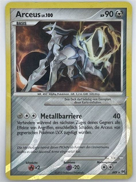 Arceus Ar9 Holo Rare Pokémon Arceus Set Kaufen Auf Ricardo