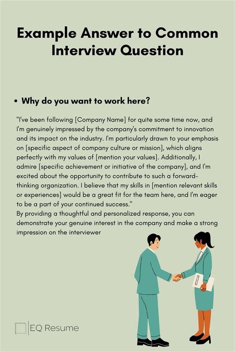 EQ Resume Crafting Effective Responses To Common Interview Questions Job Interview Answers