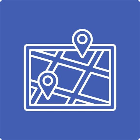 지도 위치 아이콘 프리미엄 벡터