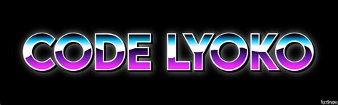 Code Lyoko Text Effect And Logo Design Cartoon