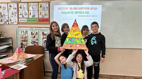 Проекти на учениците от 2 б клас за здравословното хранене Youtube