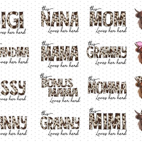 This Mama Loves Her Herd Png Etsy