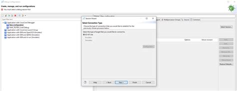 Not Able To Select Emulator As Target In CrossCore Embedded Studio Q