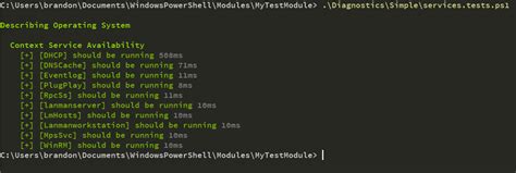 infrastructure testing with pester and the operation validation framework