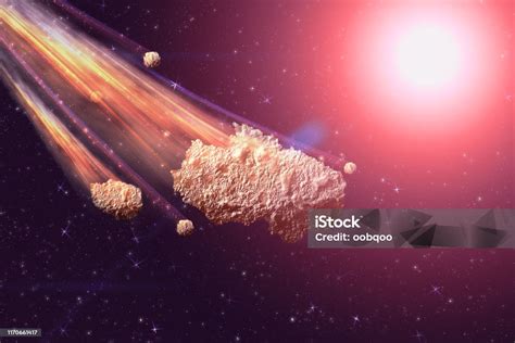 떨어지는 유성비 우주 유성 및 에너지 소행성 의 혜성 극적인 종말 배경 심판의 날 세계의 끝 소행성 영향 3d 일러스트레이션 0명에 대한 스톡 사진 및 기타 이미지 Istock