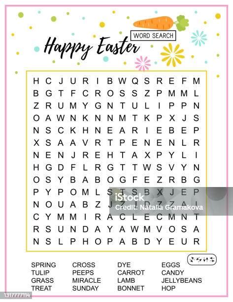 행복 부활절 단어 검색 퍼즐 아이들을위한 교육 게임 휴일 크로스 워드 퍼즐 파티 카드 영어 단어를 배우기위한 축제 다채로운