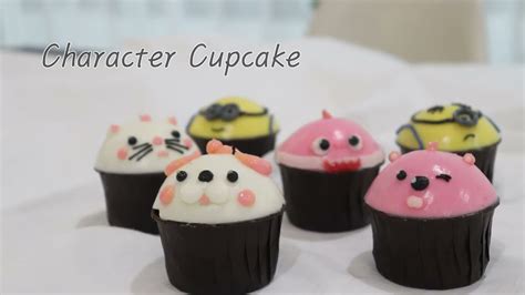 캐릭터컵케이크 만들기 미니언즈케이크 루피케이크 아기상어케이크 강아지케이크 고양이케이크 어린이날컵케이크 만들기 Character Cupcake