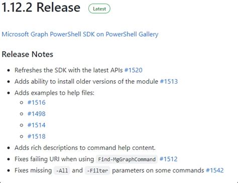 Microsoftgraph Powershell Module 1122 Released Icewolf Blog