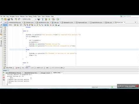 Mutual Exclusion Program In Java Code Available YouTube