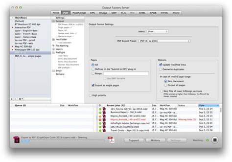 zevrix releases output factory server for adobe indesign