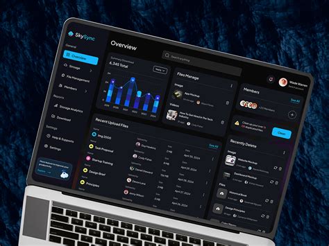Cloud Storage Management Dashboard Ui Design Behance