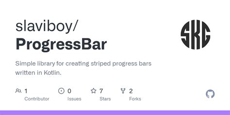 Github Slaviboy Progressbar Simple Library For Creating Striped Progress Bars Written In Kotlin