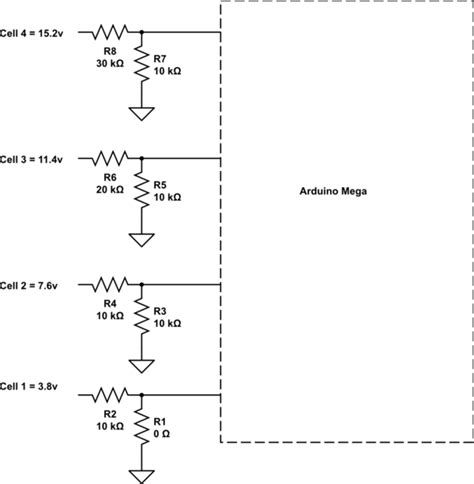 Arduino Voltage On Vout Of Voltage Divider Not Meeting Calculation Electrical Engineering