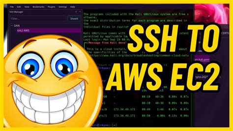 connecting to ssh in aws ec2 terminal with pem key youtube