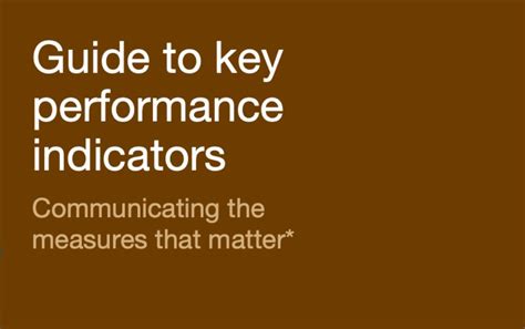Guide To Key Performance Indicators Revtechnewsroom