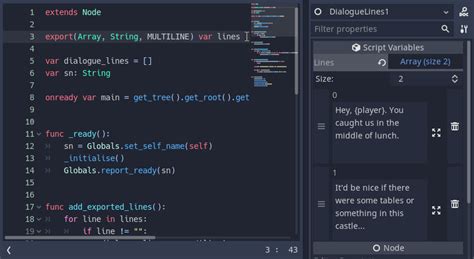 exporting an array of multiline strings godot community forums