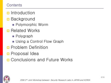 Ppt Polymorphic Worm Detection By Instruction Distribution Powerpoint