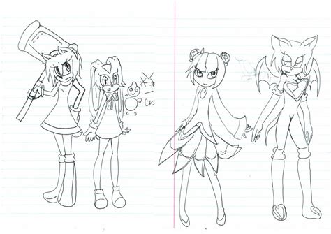 Sonic Girls By Blacksheeny On Deviantart
