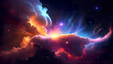 Premium AI Image A View From Space To A Galaxy And Stars Universe